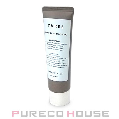 THREE(スリー) ハンド＆アーム クリーム AC R 50g | Cosmeshop プレコハウス 本店 ｜プレコハウス公式コスメ通販サイト